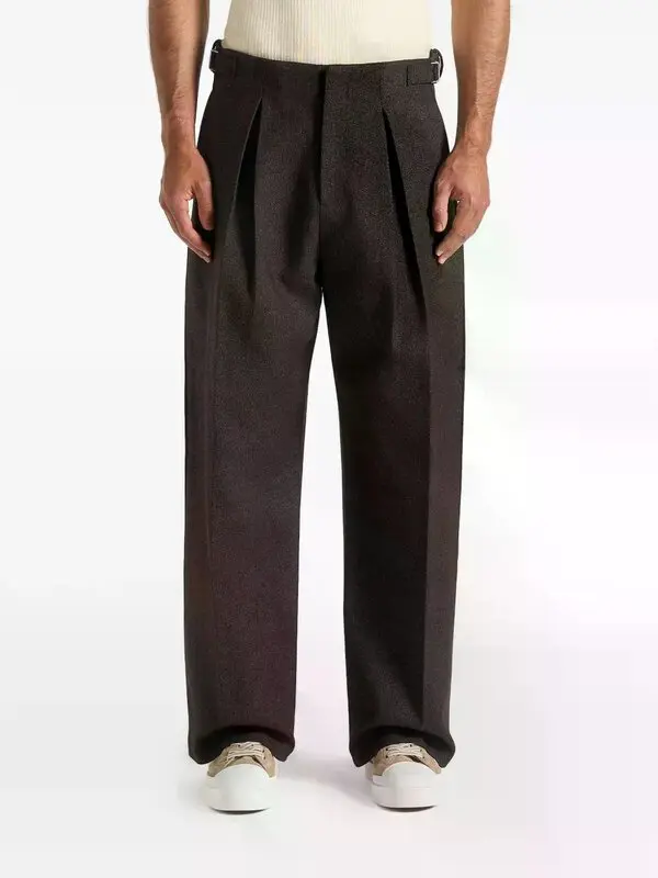 Manière De Voir Maniere De Voir Lior Box Pleat Wide Leg Trousers