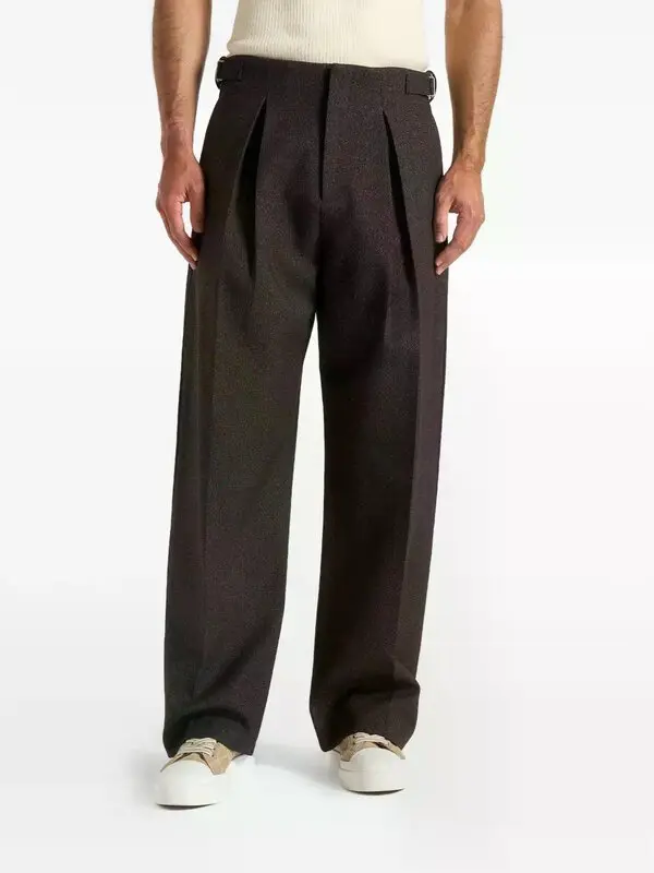 Manière De Voir Maniere De Voir Lior Box Pleat Wide Leg Trousers