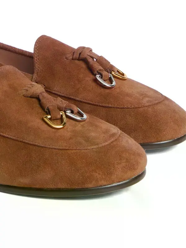 COCCINELLE Tassel-detail Loafers - Brown