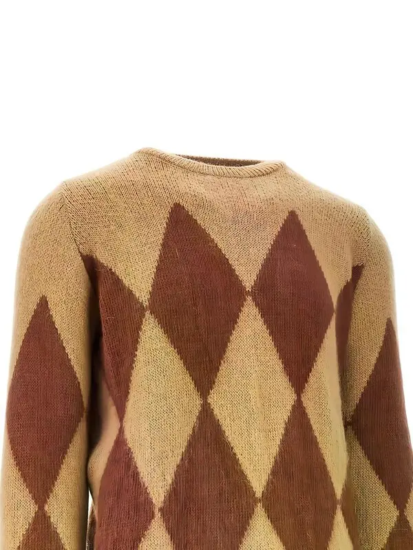 MARSEM Argyle Pattern Sweater