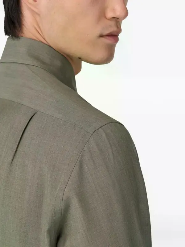 Boggi Milano Collar Wool Shirt