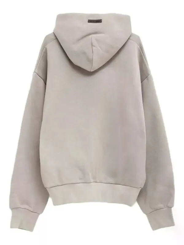 Fear Of God Logo-print Hoodie - Grey