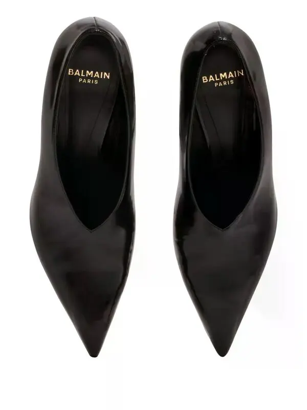 Balmain 95mm Pointed-toe Pumps - Black