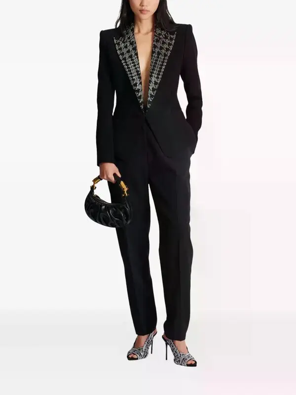 Balmain Embroidered Button Detailed Blazer