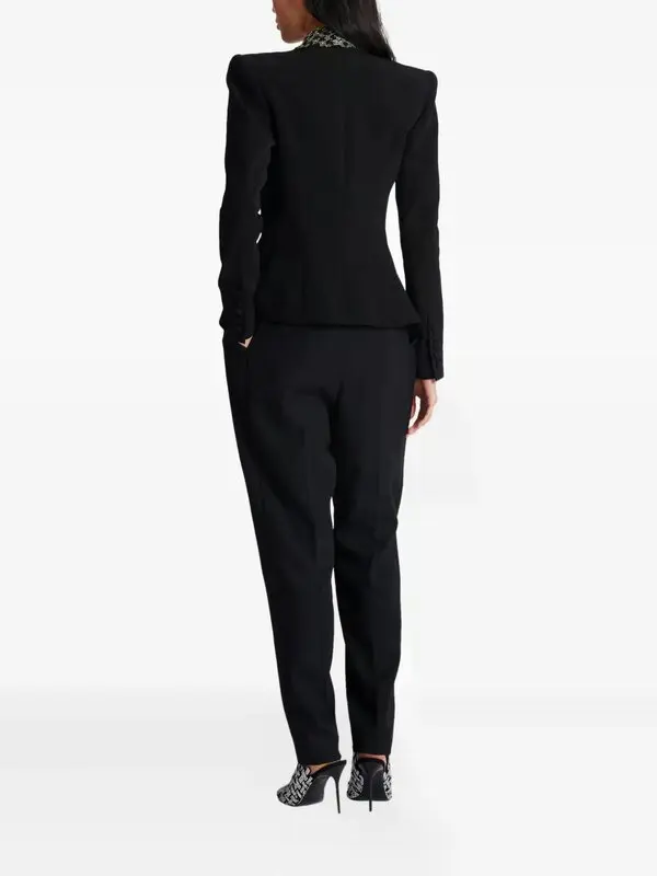 Balmain Embroidered Button Detailed Blazer