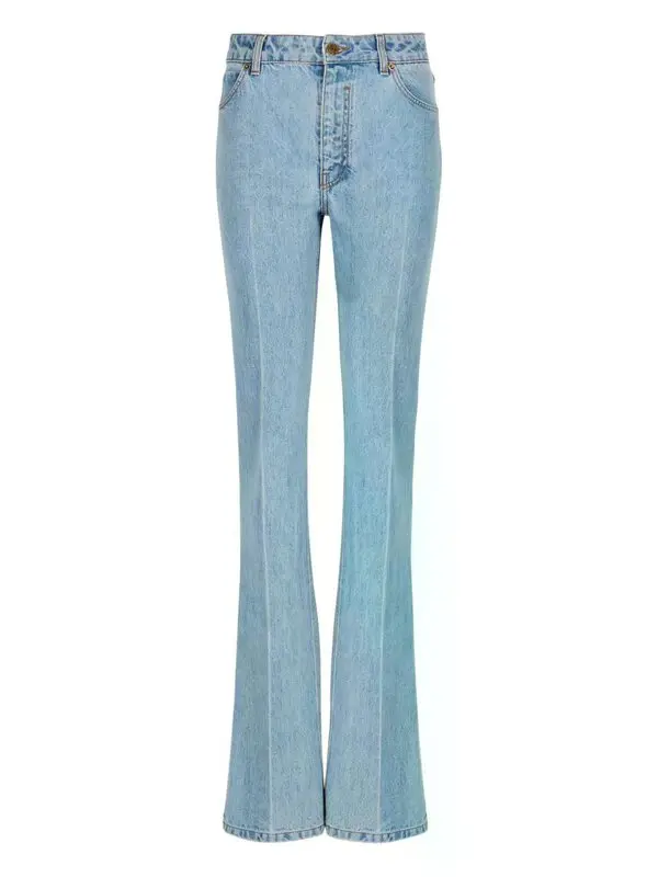 Balmain High-waisted Flared Jeans