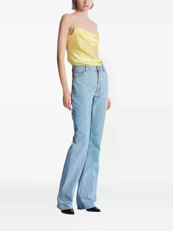 Balmain High-waisted Flared Jeans