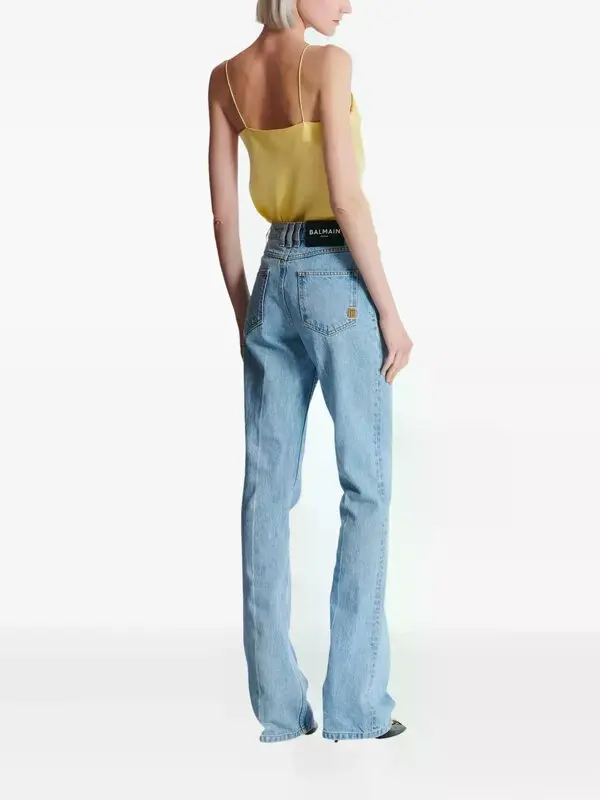 Balmain High-waisted Flared Jeans