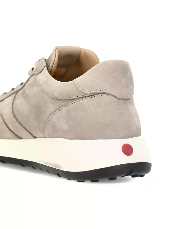 TOD'S Logo-detail Suede Sneakers - Neutrals