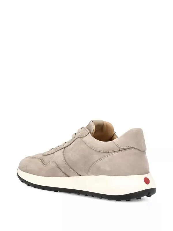 TOD'S Logo-detail Suede Sneakers - Neutrals