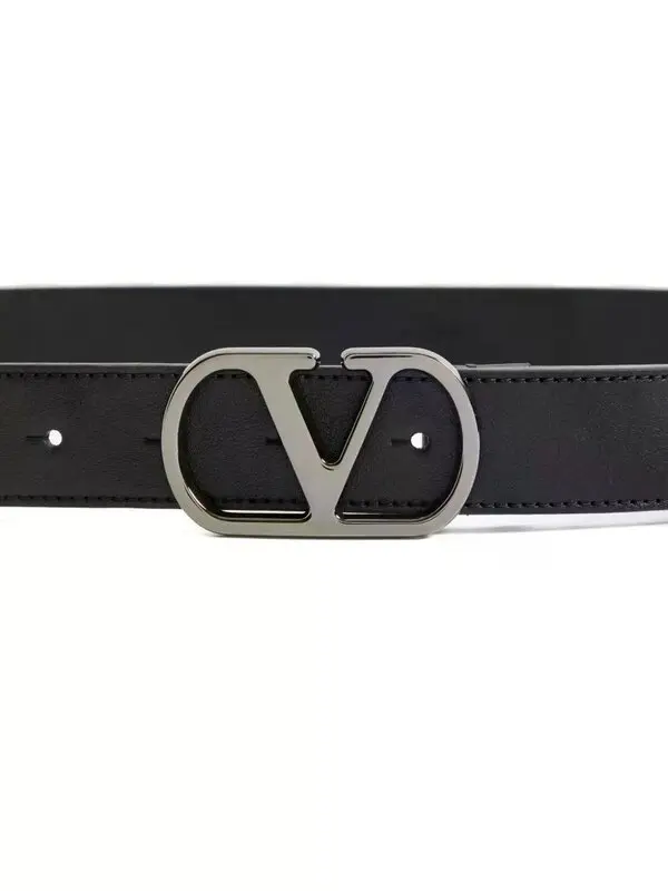 Valentino Garavani Vlogo Leather Belt