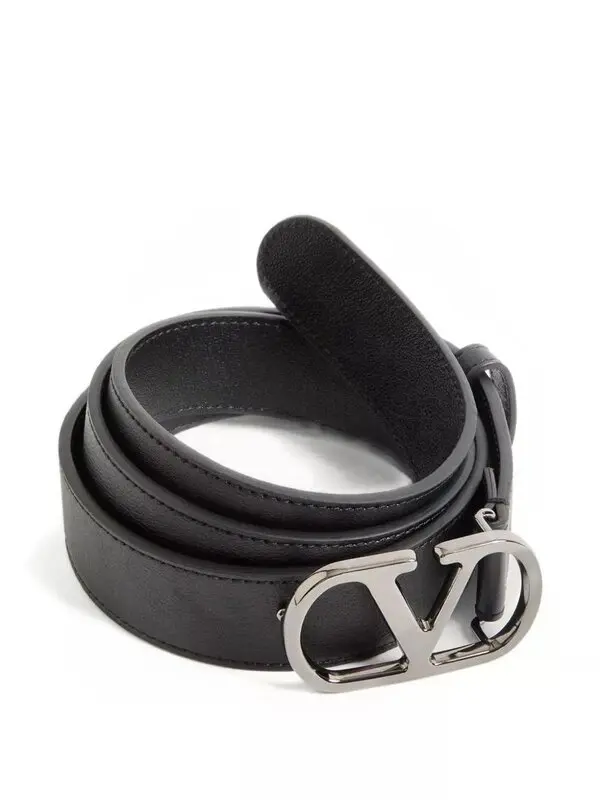 Valentino Garavani Vlogo Leather Belt