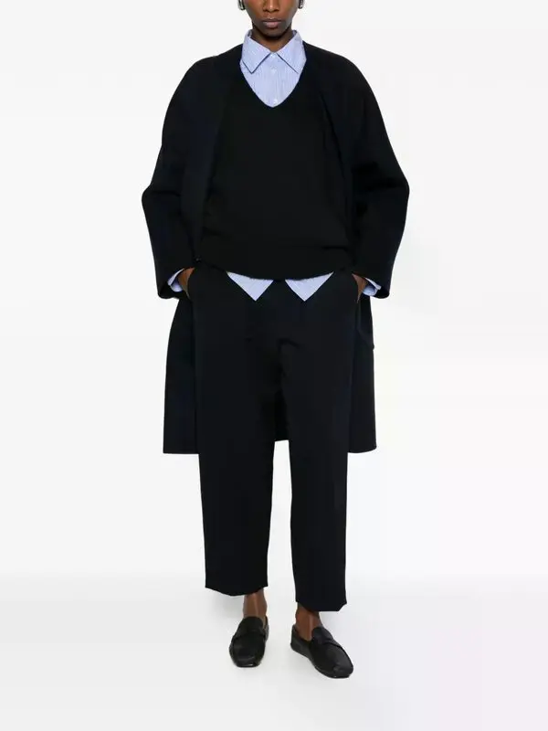 THE ROW Marte Ribbed-knit Vest - Blue