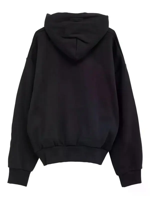 Fear Of God Logo-print Hoodie - Black