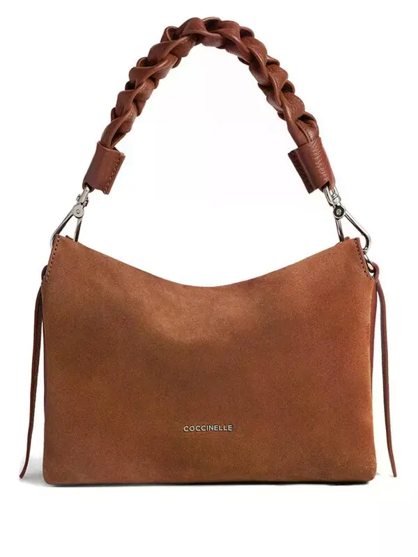 COCCINELLE Braided-handle Shoulder Bag - Brown