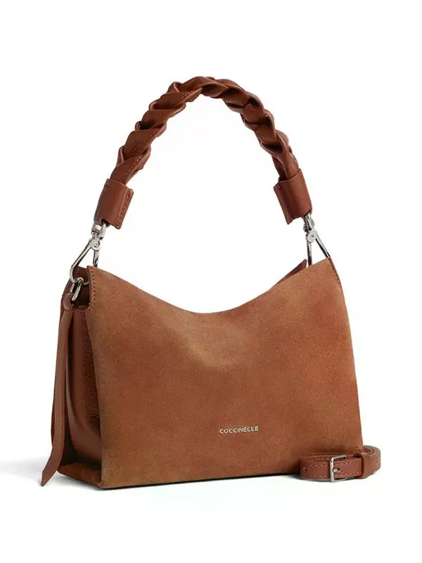 COCCINELLE Braided-handle Shoulder Bag - Brown