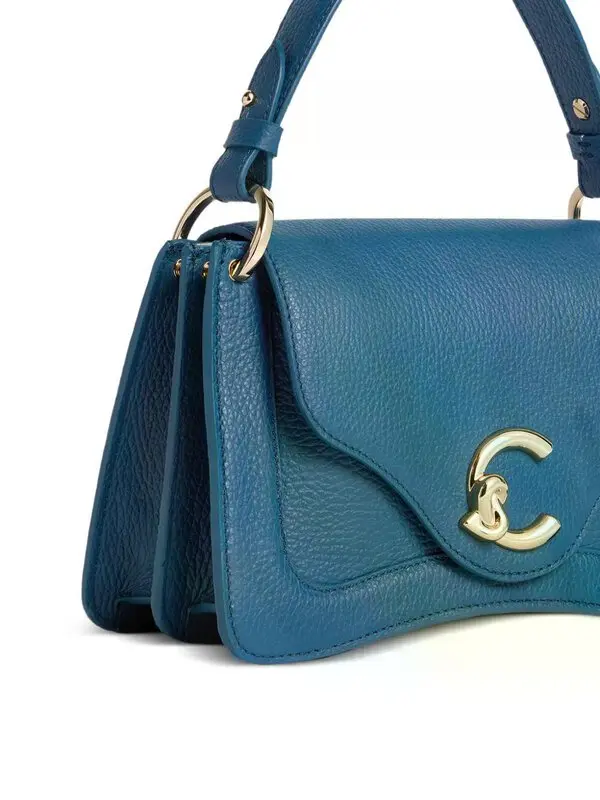 COCCINELLE Logo-buckle Shoulder Bag - Blue
