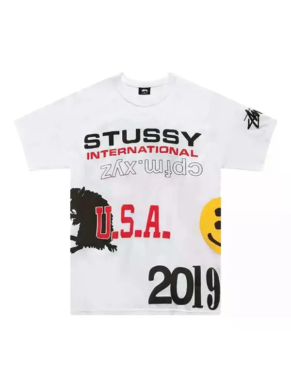 StÜssy Graphic-print T-shirt - White