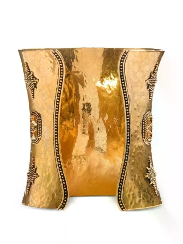 Valentino Garavani Antiqued Metal Cuff Bracelet