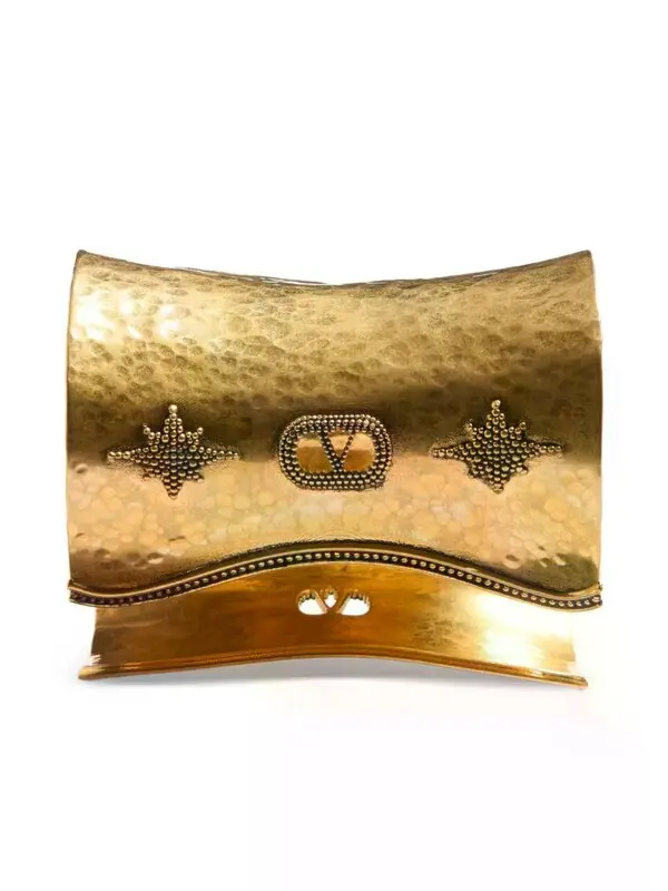 Valentino Garavani Antiqued Metal Cuff Bracelet