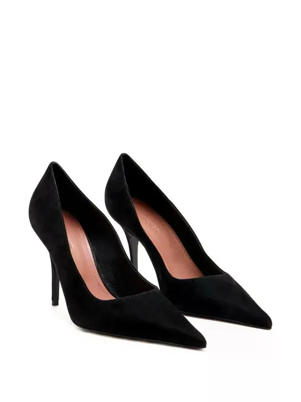 Amina Muaddi Barbara Suede Pumps
