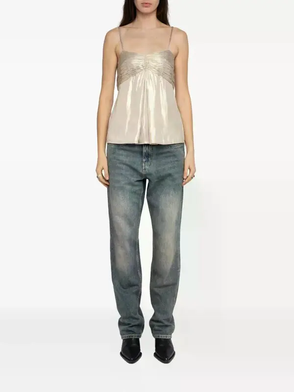 Zadig&Voltaire Cippie Satin Blouse - Neutrals