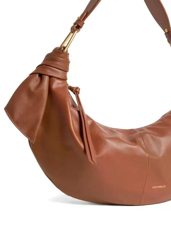 COCCINELLE Medium Furoshiki Shoulder Bag - Brown