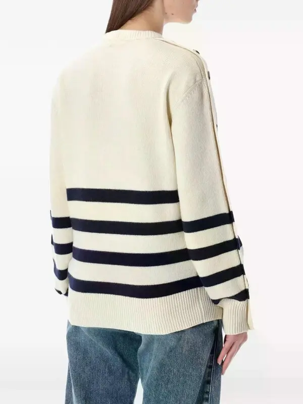 JW Anderson Striped Knit Sweater - Neutrals