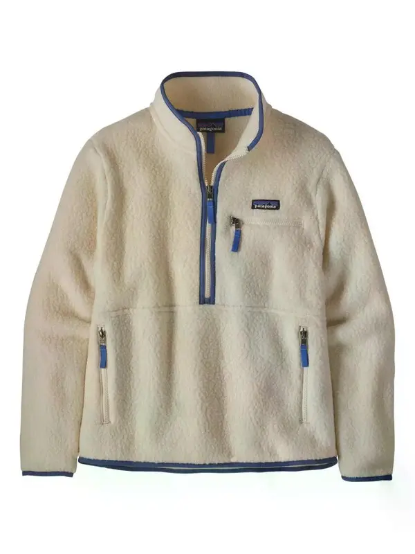 Patagonia Retro Pile Marsupial Half-zip Sweatshirt - Neutrals