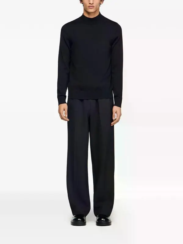 Sandro Wool High Neck Sweater