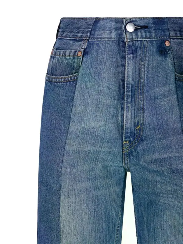 E.L.V. DENIM Panelled Jeans