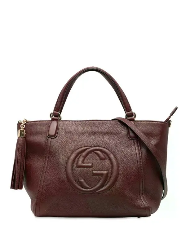 Gucci Leather Soho Cellarius Satchel