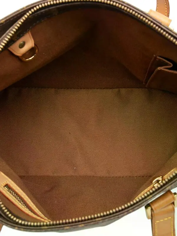 LOUIS VUITTON 2002 Monogram Cabas Piano Tote Bag - Brown