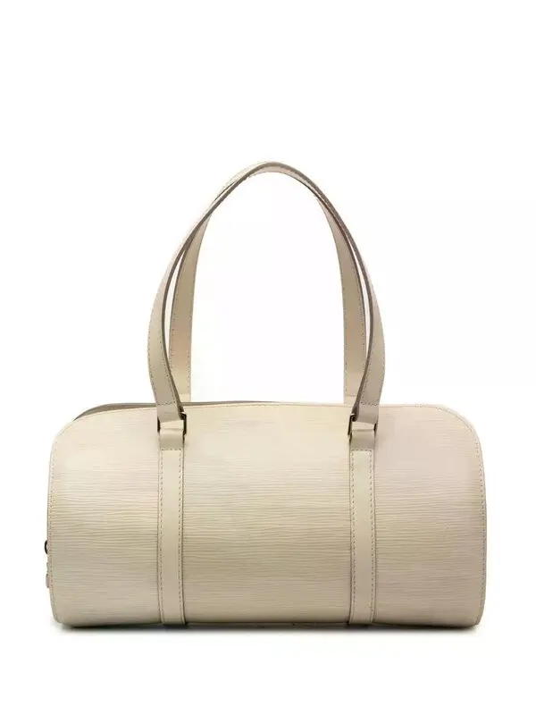 LOUIS VUITTON 2007 Epi Soufflot Handbag - White