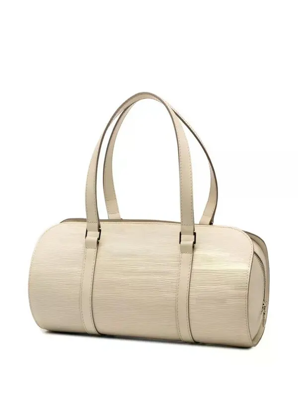 LOUIS VUITTON 2007 Epi Soufflot Handbag - White