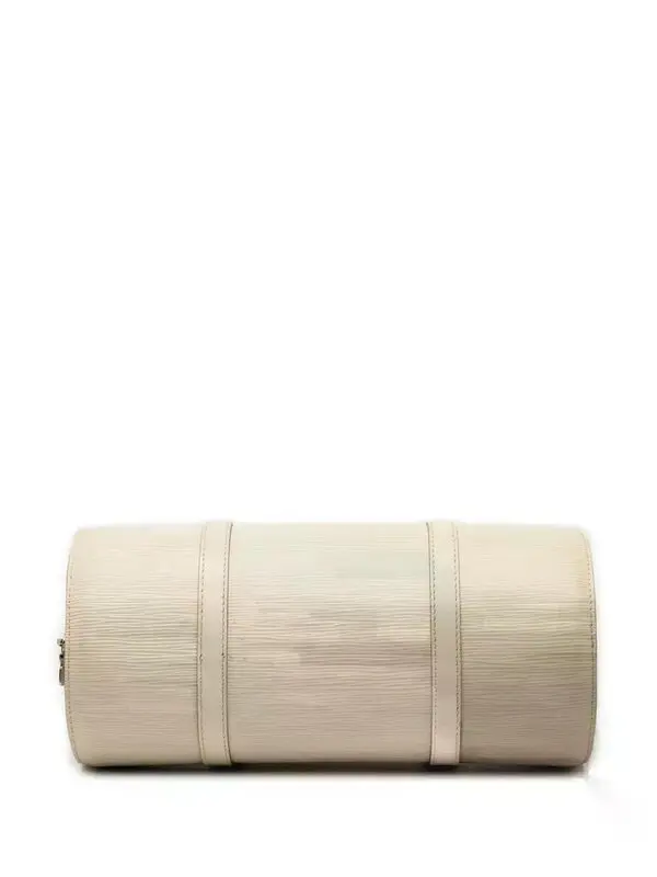 LOUIS VUITTON 2007 Epi Soufflot Handbag - White