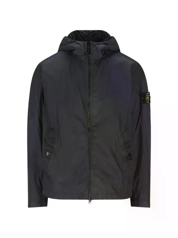 Stone Island Hooded Zip-up Jacket