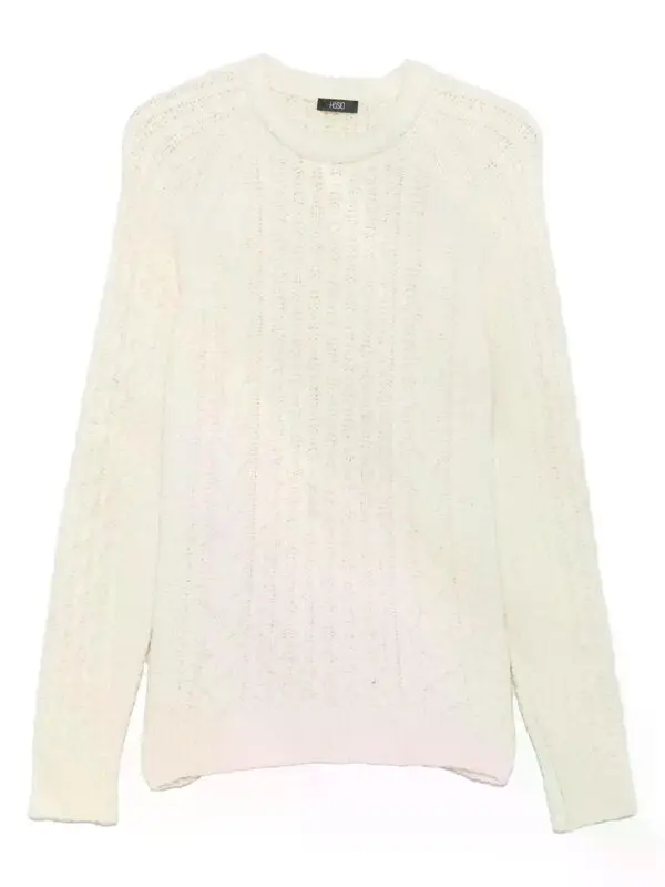 HOSIO Cable-knit Sweater