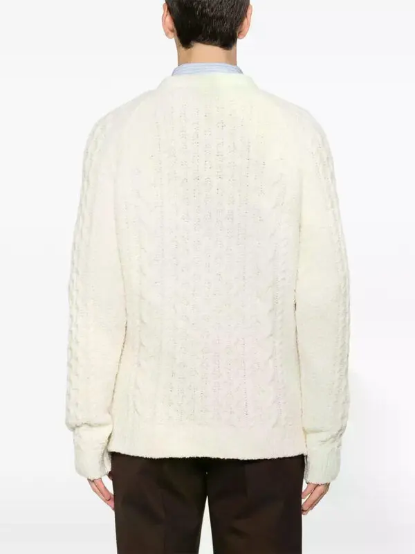 HOSIO Cable-knit Sweater