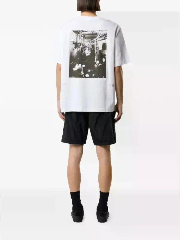 Stone Island Compass Logo-print T-shirt - Neutrals