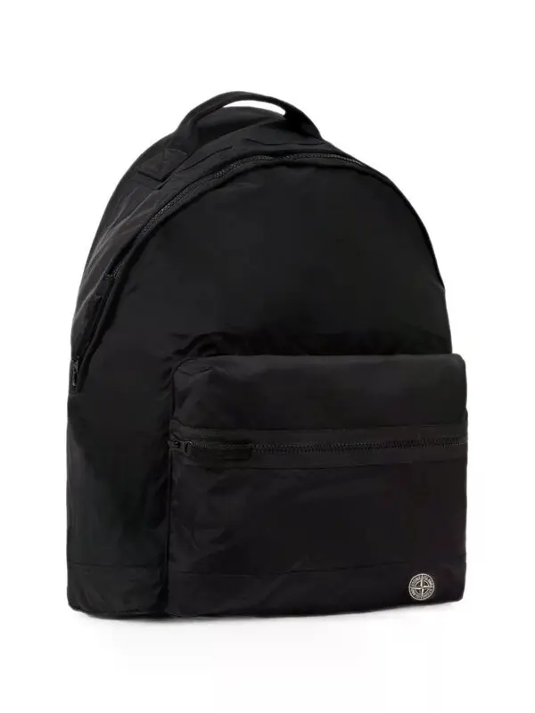 Stone Island Coated Nylon Metal Econyl® Backpack - Black