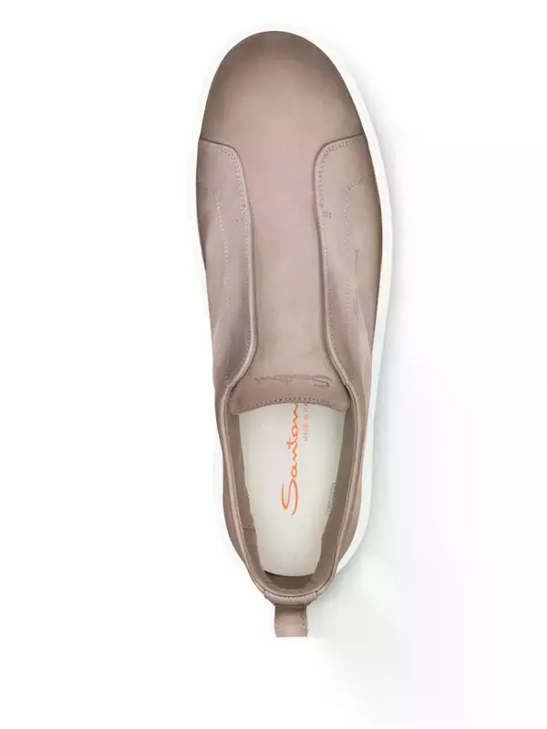 Santoni Victory Slip-on Sneakers - Neutrals