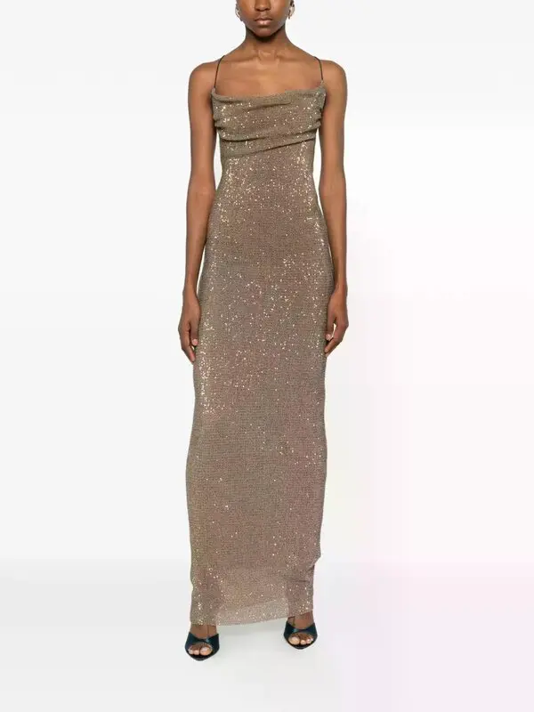L'IDEE Cosmopolitan Sequinned Maxi Dress