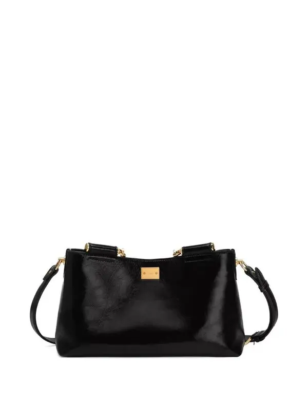 Dolce & Gabbana Vittoria Leather Tote Bag - Black