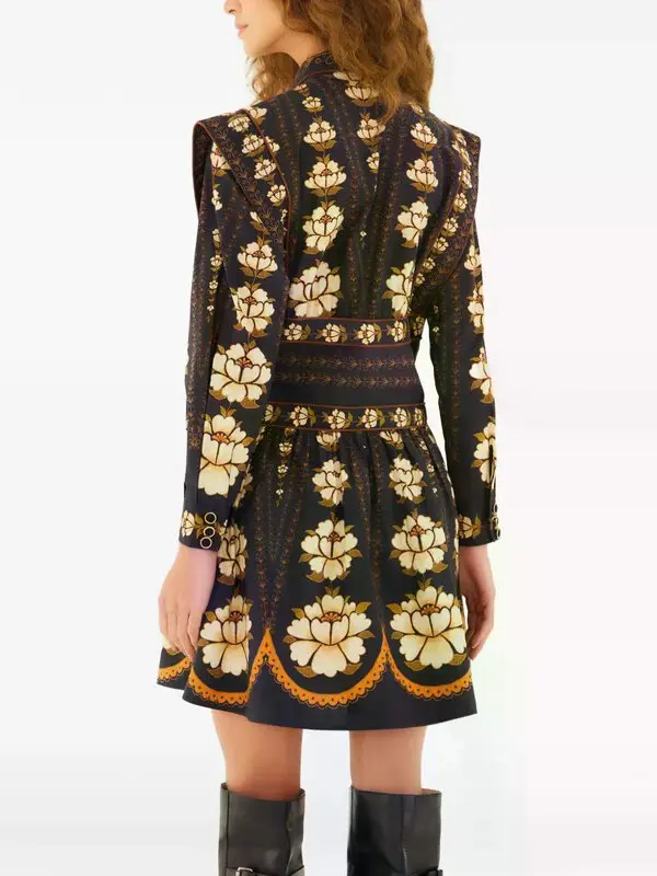 Farm Rio Floral-print Mini Dress