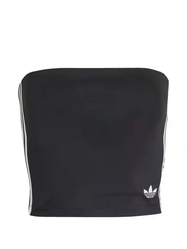 Adidas Stripe Bandeau Top - Black