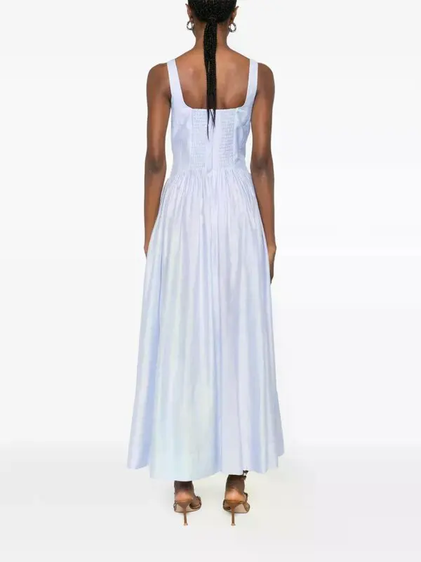 Aje Mist Ruched Midi Dress
