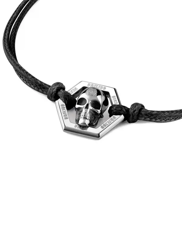 Philipp Plein Skull Motif Link Bracelet