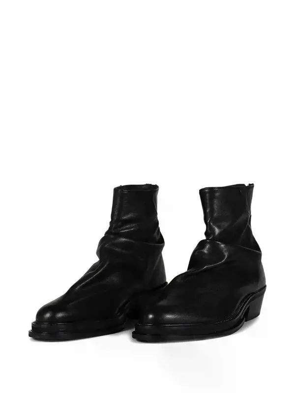 424 Zip-up Boots - Black