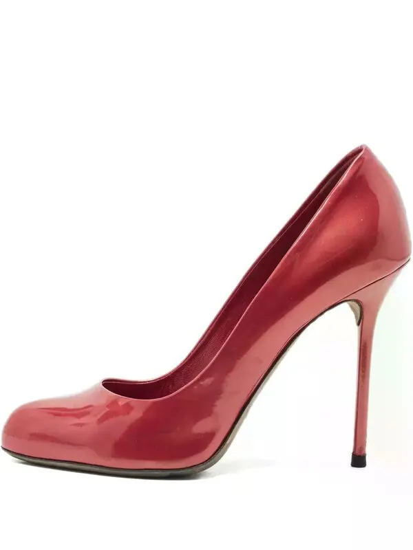 SERGIO ROSSI Patent Leather High Heel Pumps